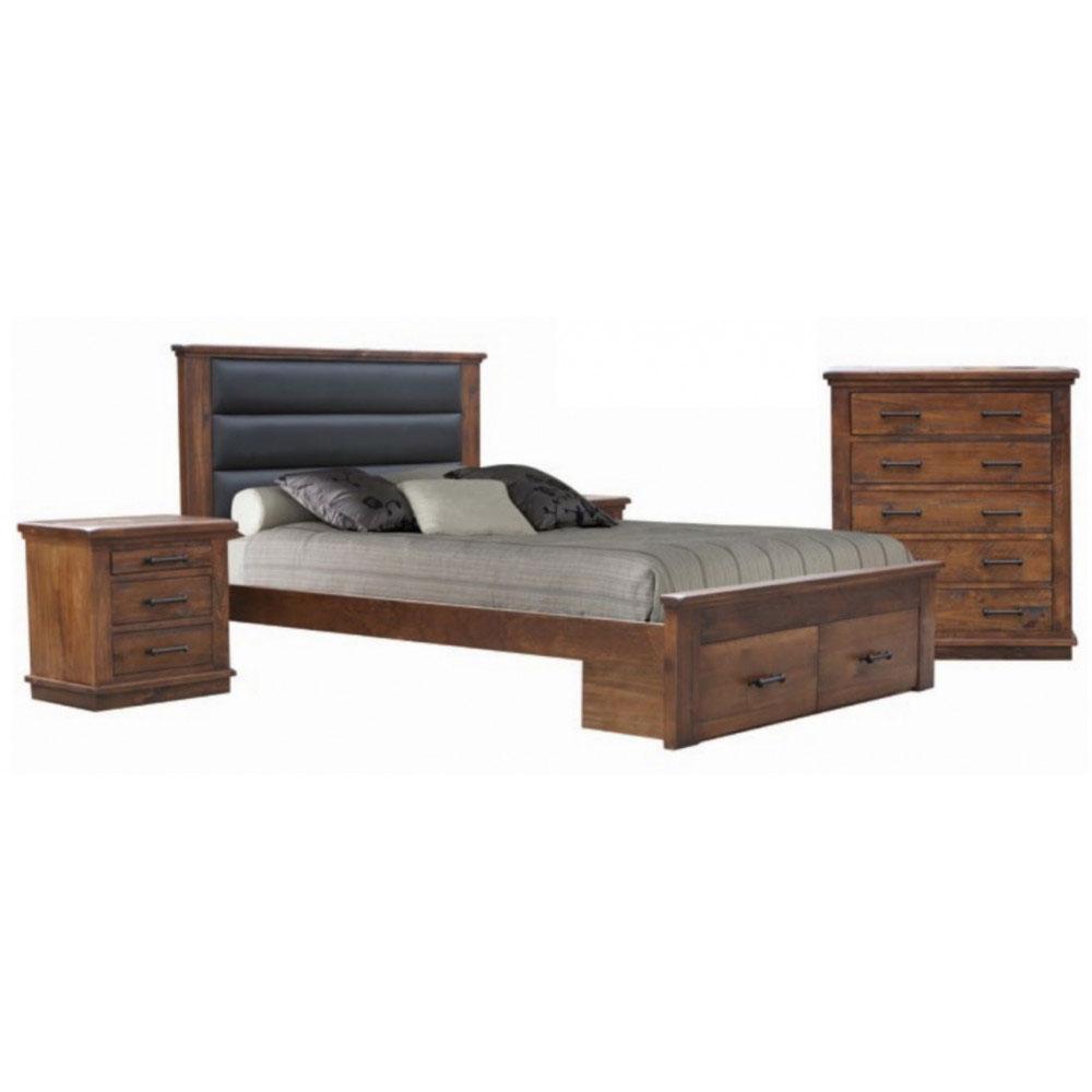 California Queen Bedroom Suite with Draws – Spare Change sunshine